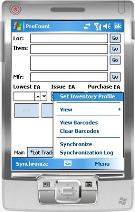 Using ProCount for a Physical Inventory - Mobile