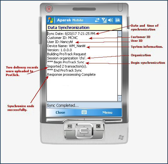 Using ProTrack for Confirming Deliveries - Mobile